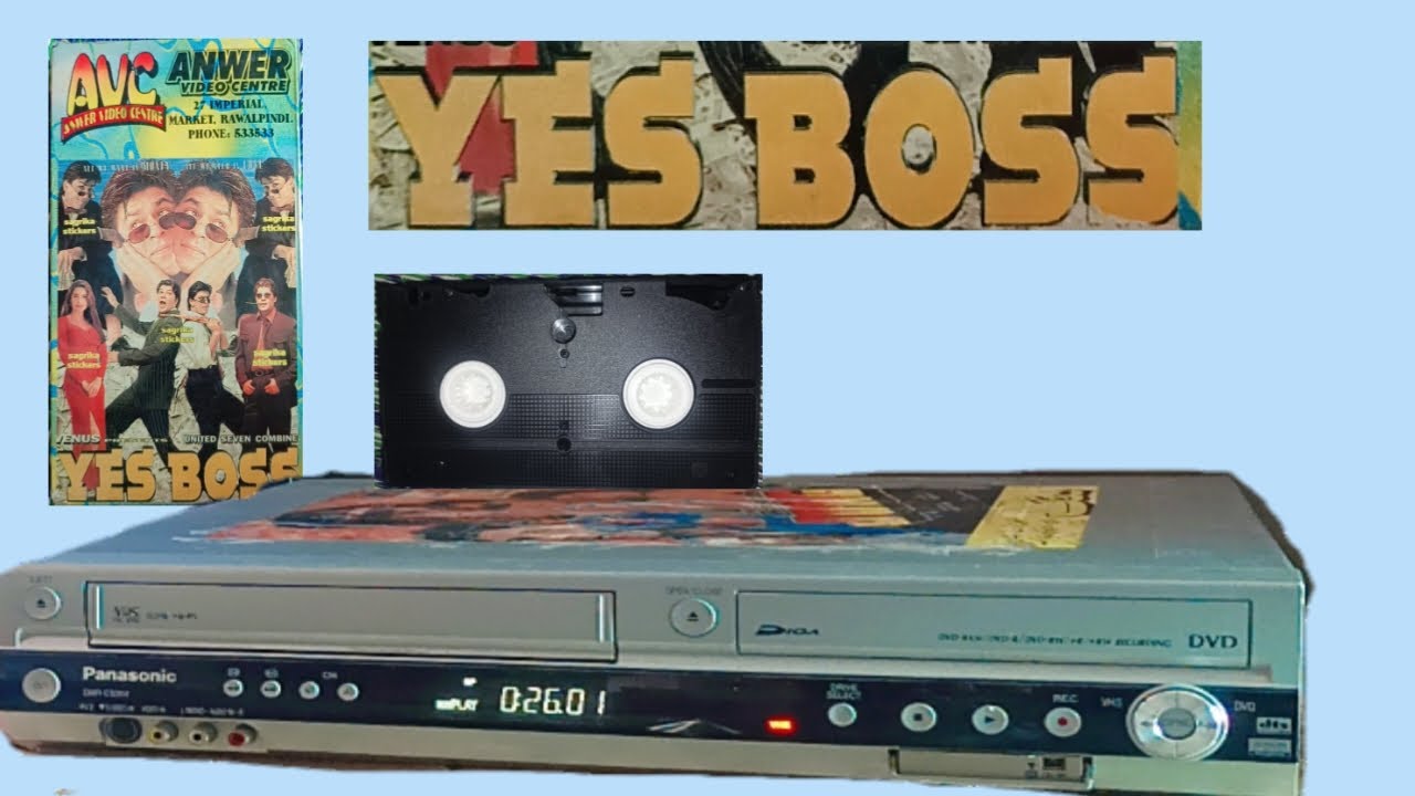 YES BOSS vhs review on vcr cassette player - YouTube