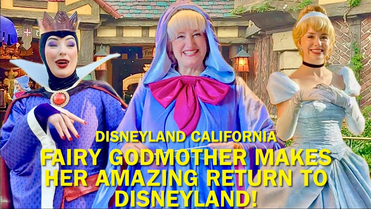 Interviewing Fairy Godmother About Her AMAZING Return to Disneyland ...