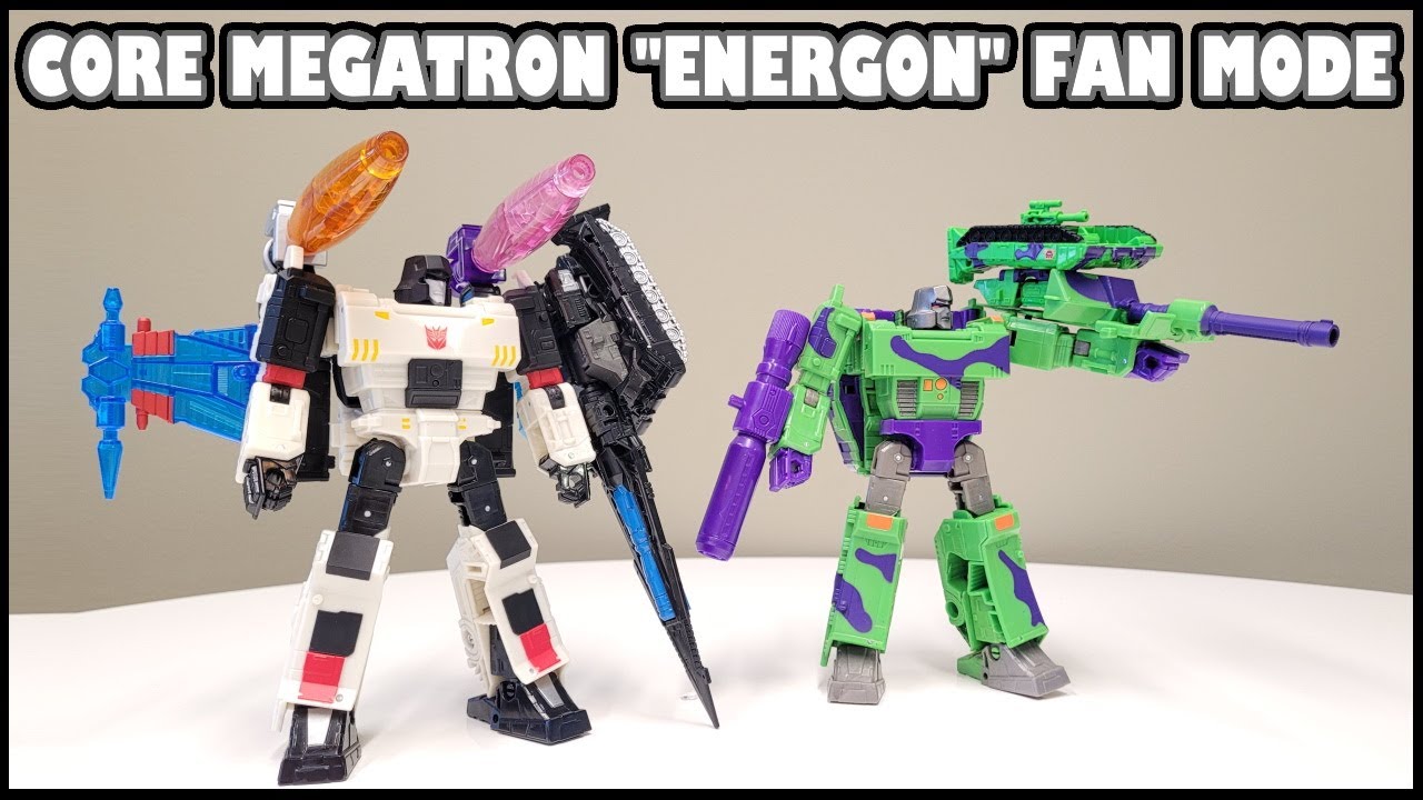 Core Megatron "Energon" fan modes - YouTube