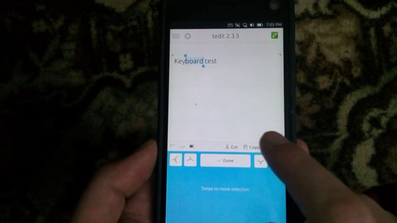 Ubuntu Touch keyboard update in OTA11/edge - YouTube