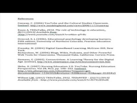 CAL - References - YouTube
