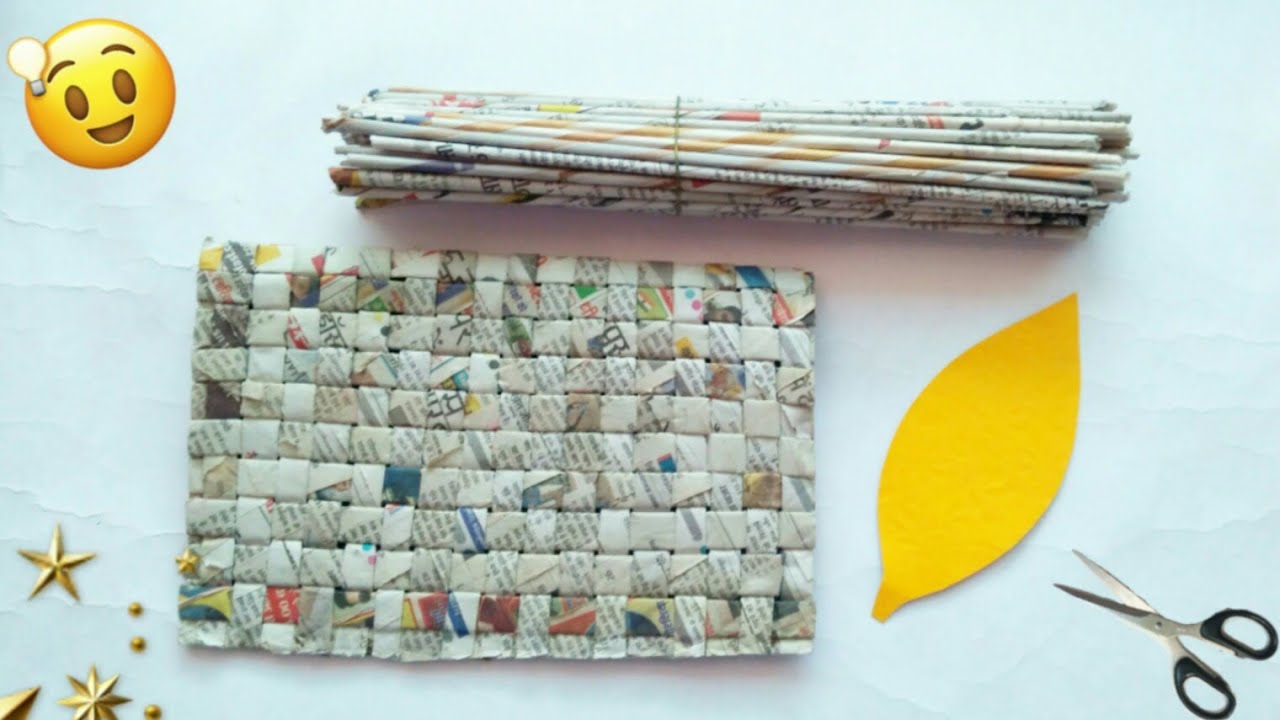 Newspaper craft | best out of waste craft idea | recycle newspaper | # ...