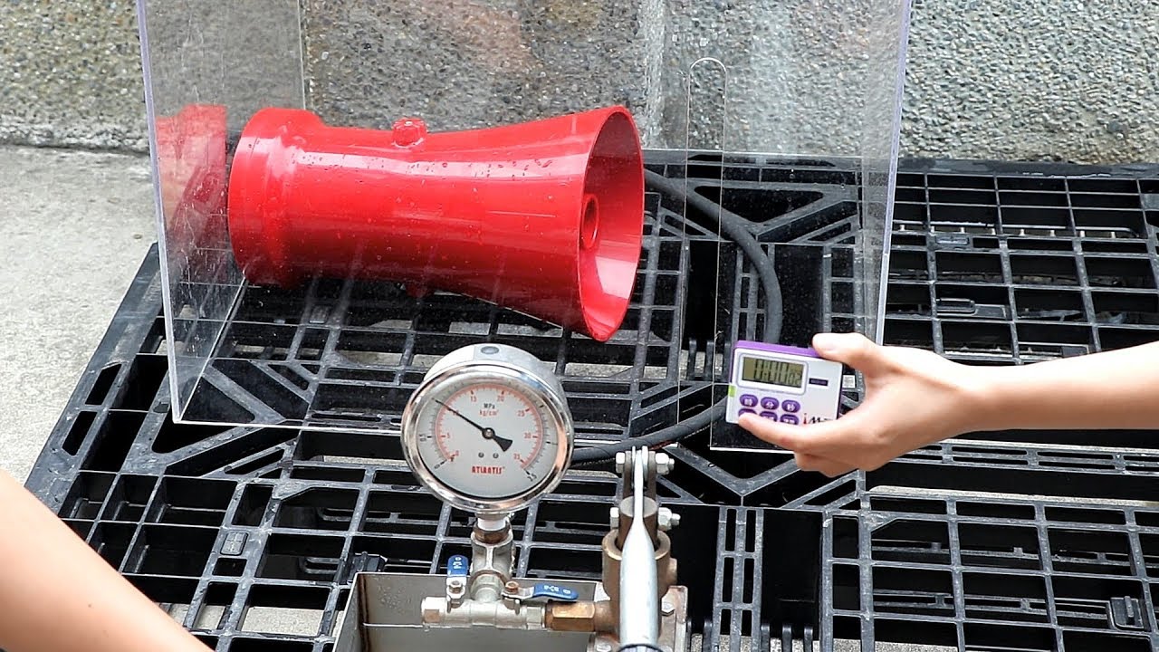 Static Overpressure Test (GRP Speaker) - YouTube
