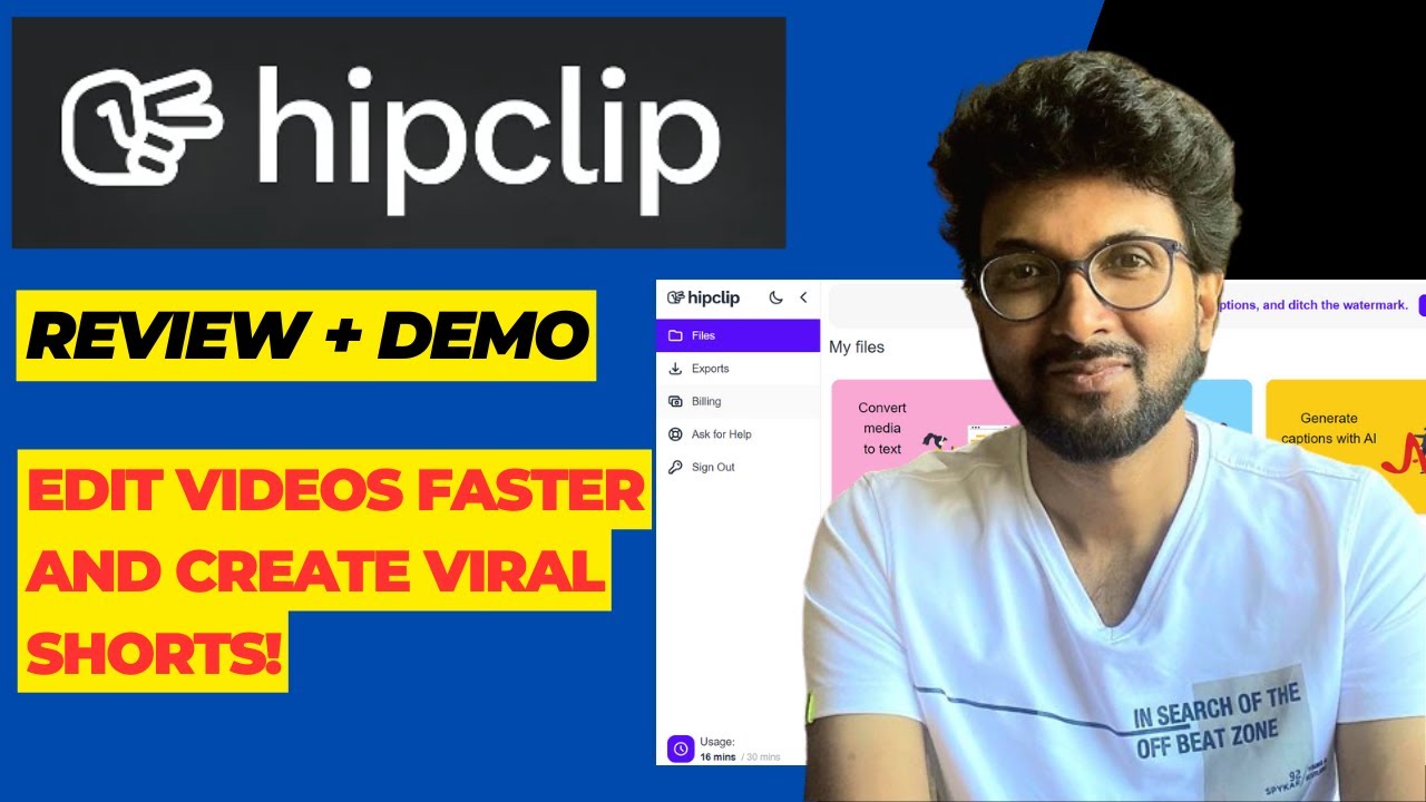 Hipclip Review + Demo – Edit videos faster and create viral shorts ...