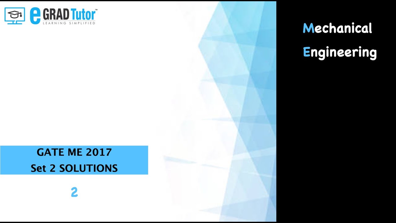 GATE ME 2017 Set 2 Solutions || Q2 || The divergence of the vector....is... - YouTube