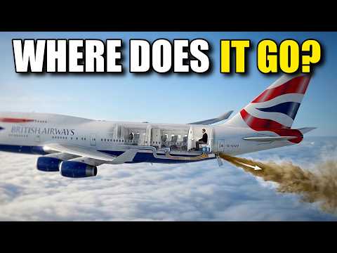 Where Does Airplane Toilet Waste Actually Go?