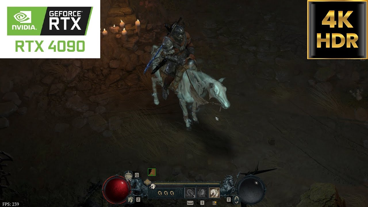 Diablo 4: Barb Gameplay Spectral Charger Drop - RTX 4090 24 GB + i9 ...