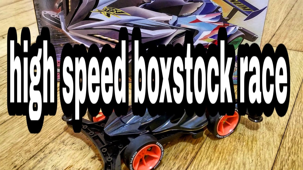 (ミニ四駆)High speed boxstock race - YouTube