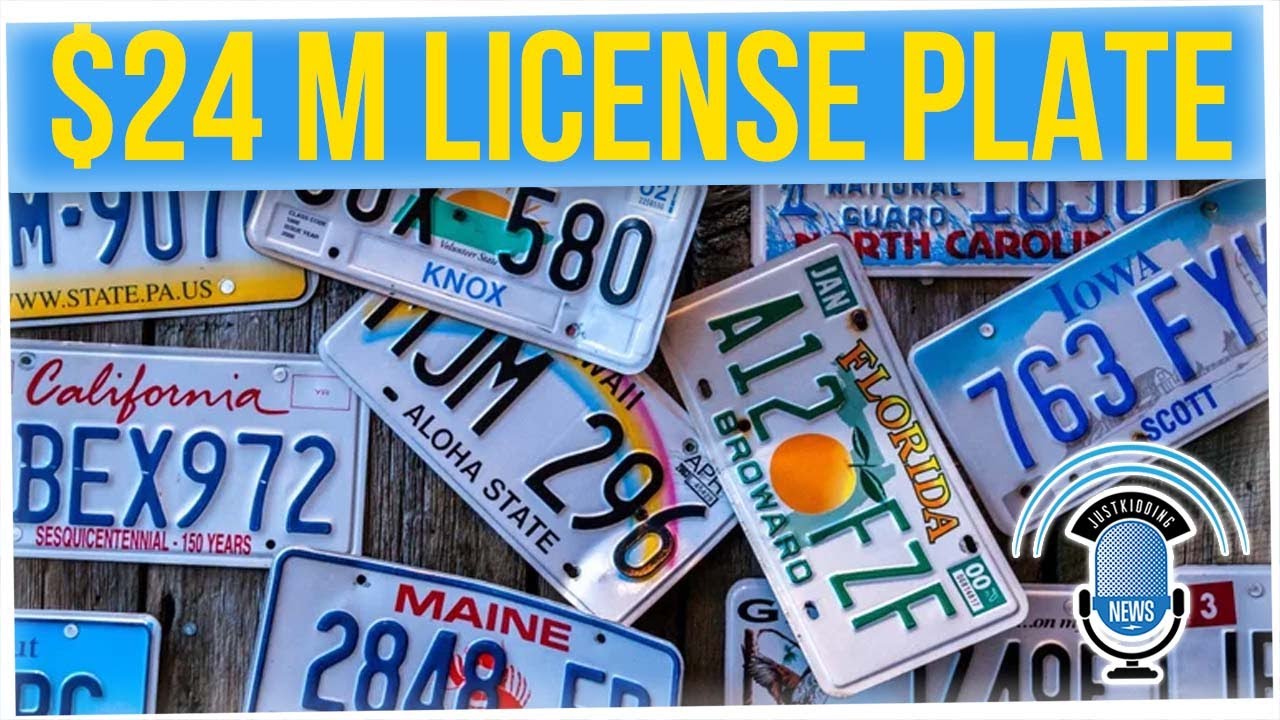 Rare CA License Plate Listed for Sale at $24M Dollars! - YouTube