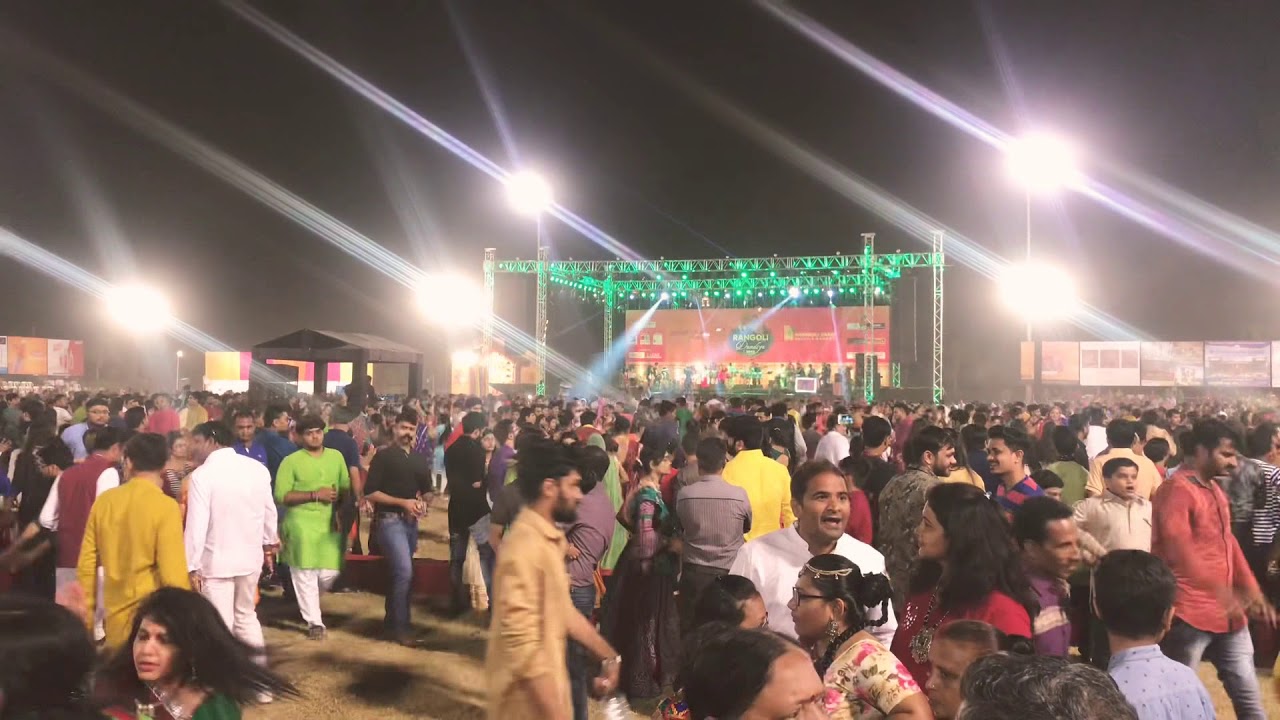 Rangoli Garba bhavnagar 2018 | Ending movement of Garba exciting| - YouTube