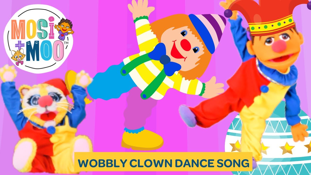 Wobbly Clown Dance Song for Kids | Educational, Fun, Easy Steps | Dance ...