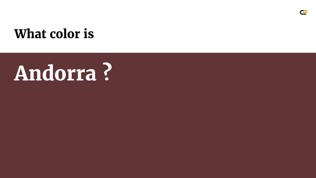 Andorra color #603535 hex color - Red color - Cool color 603535 - YouTube