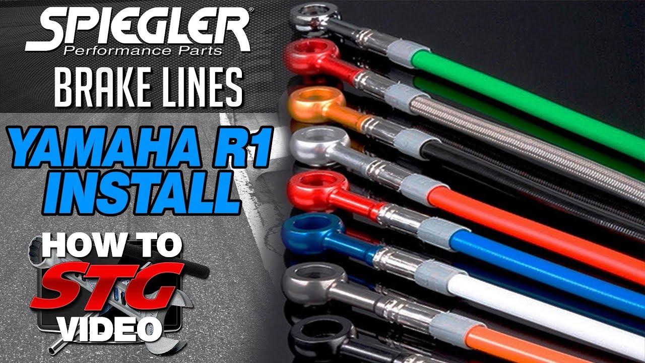 How to Install Spiegler Brake Lines on a 15-17 Yamaha YZF-R1 from ...