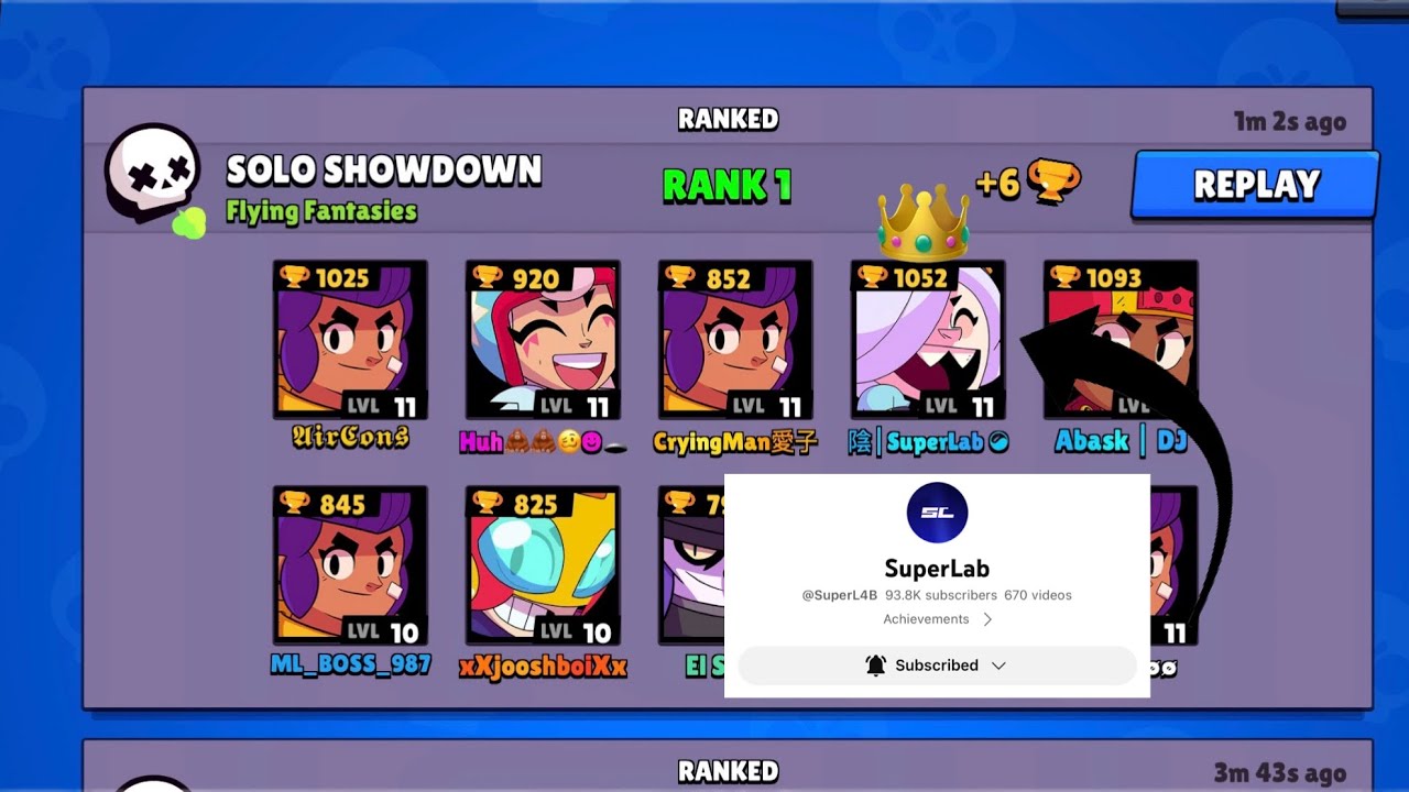 How I Met SuperLab In Brawl Stars… - YouTube