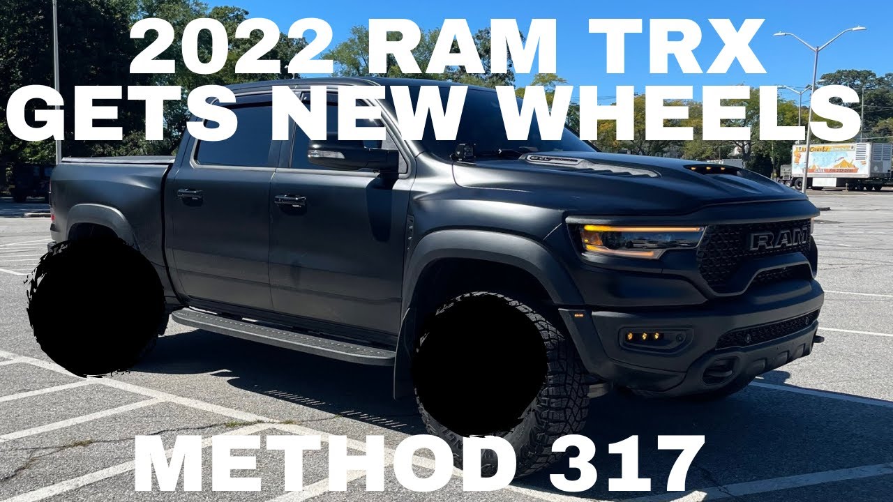 RAM TRX GETS SOME NEW METHOD RACE WHEELS!! - YouTube