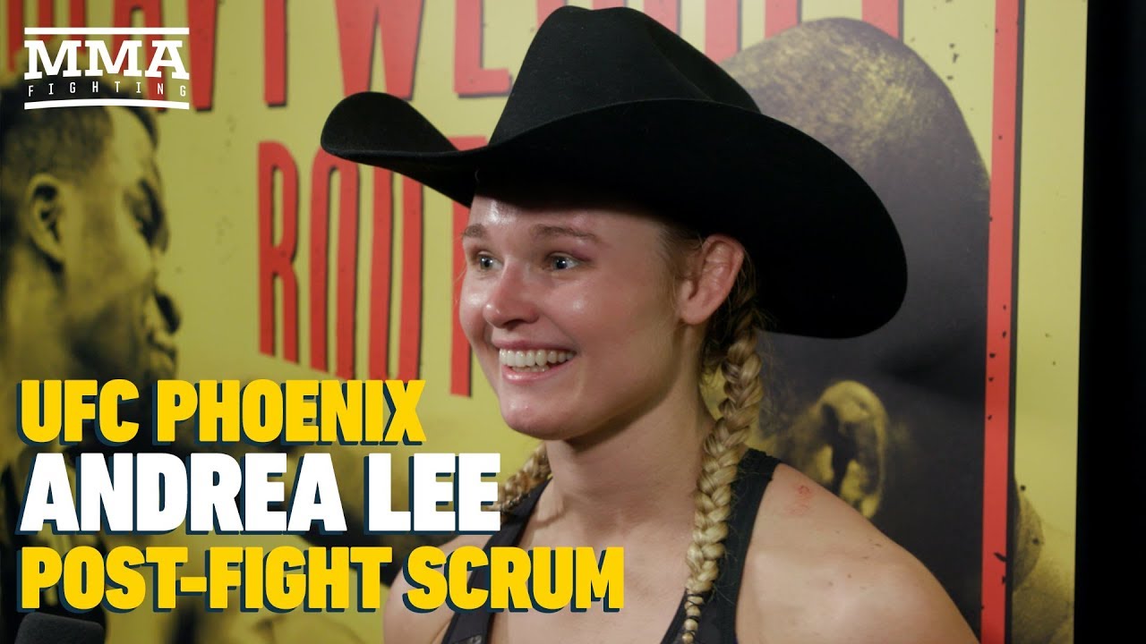 UFC Phoenix: Andrea Lee's Advice to Others Dealing With Domestic Abuse ...