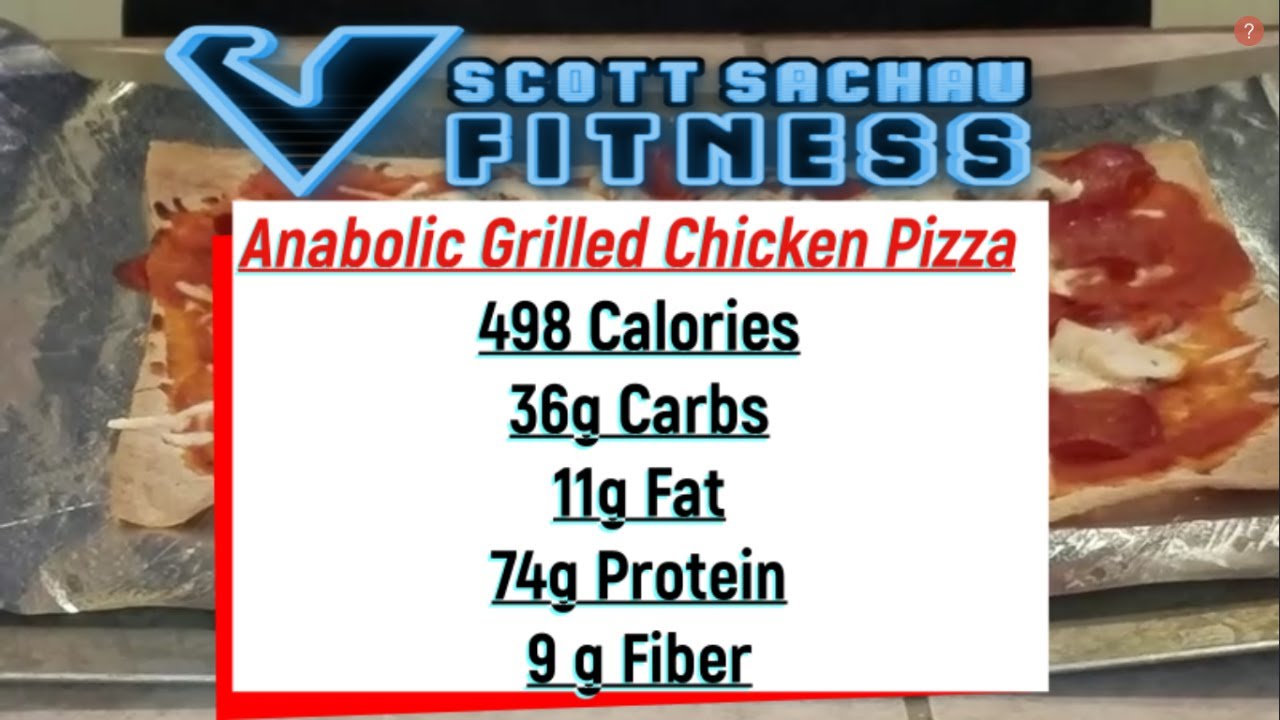 I made a Pizza that is Anabolic and topped with grilled chicken - YouTube