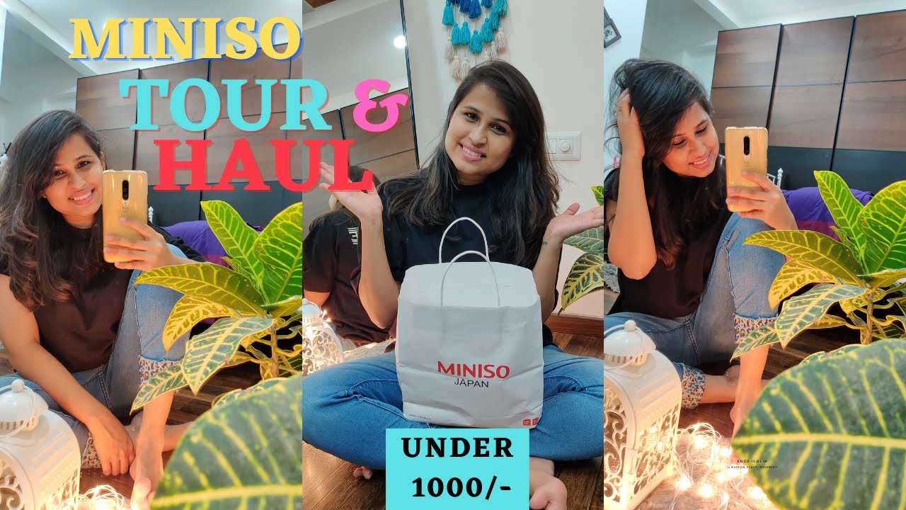 MINISO Store Tour | 10 items in Rs.1000 | Watch shopping + unboxing ...