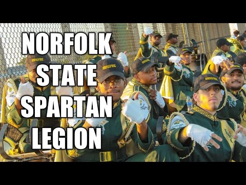 Norfolk State Spartan Legion Halftime Performance vs Virginia State ...