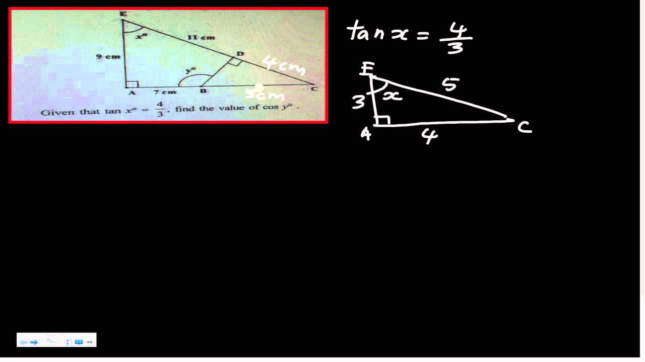 SPM - Modern Math -Trigonometry Question - YouTube