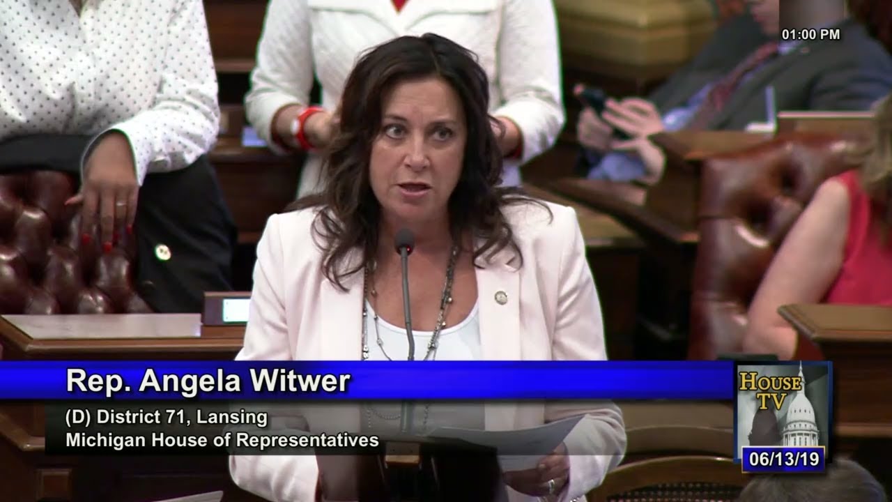 Rep. Angela Witwer Offers PFAS Contamination Budget Amendment - YouTube