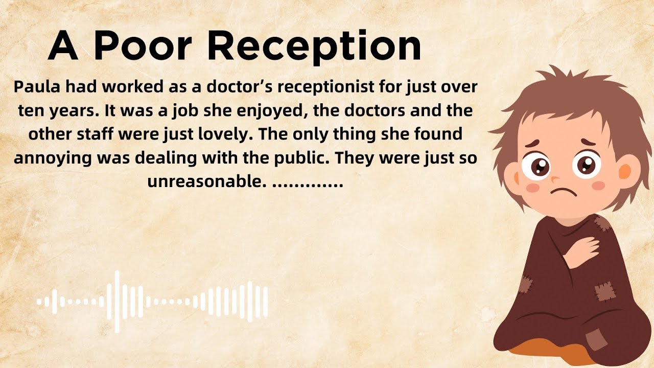 Learn English Story - A Poor Reception - to Improve English - YouTube