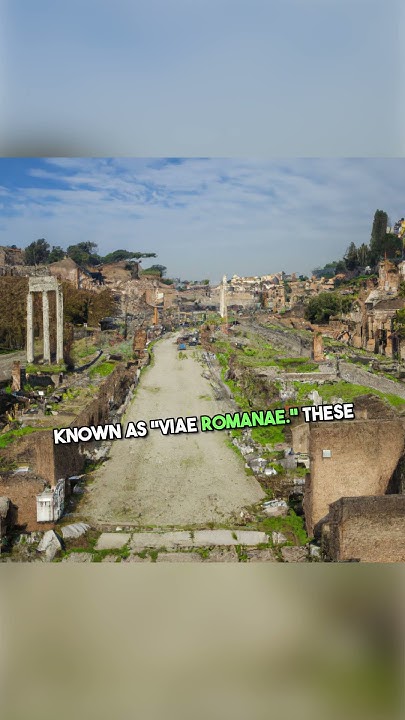 Ancient Roman Roads: Engineering Marvels of the Empire #history #facts ...