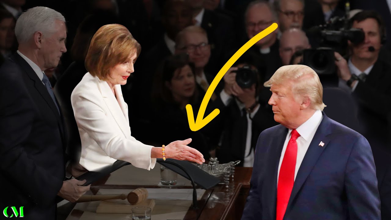 Trump IGNORES Pelosi's Handshake - Then she LOSES IT! - YouTube