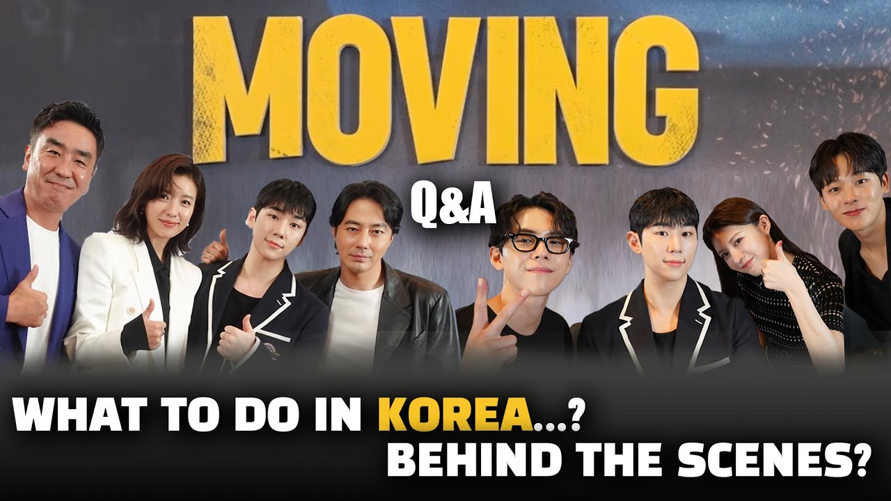 Kdrama Stars recommending what to do in KOREA | Q&A with MOVING Cast ...