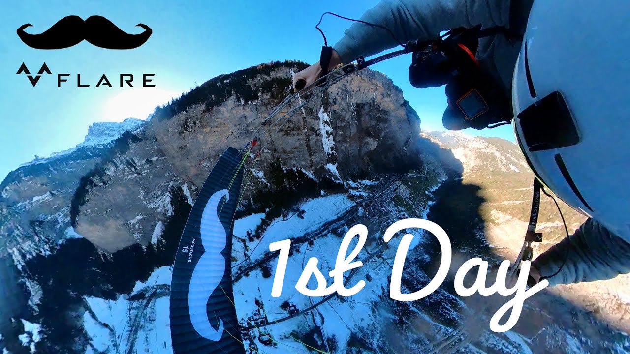 First day flying the Moustache (Size 15 vs 18) - YouTube