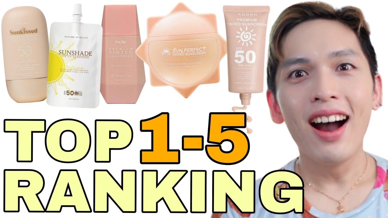 RANKING LOCAL TINTED SUNSCREEN BRANDS | TOP 1-5! HONEST REVIEW | SIR ...
