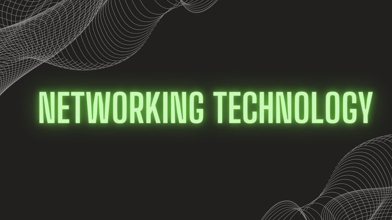 Networking Technology | Lec 1 - YouTube