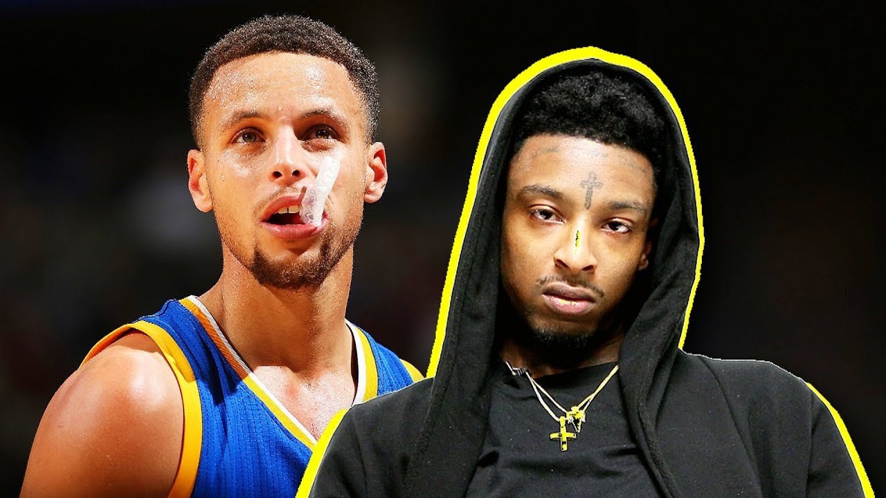 When Stephen Curry Listens To 21 Savage "Bank Account" - YouTube