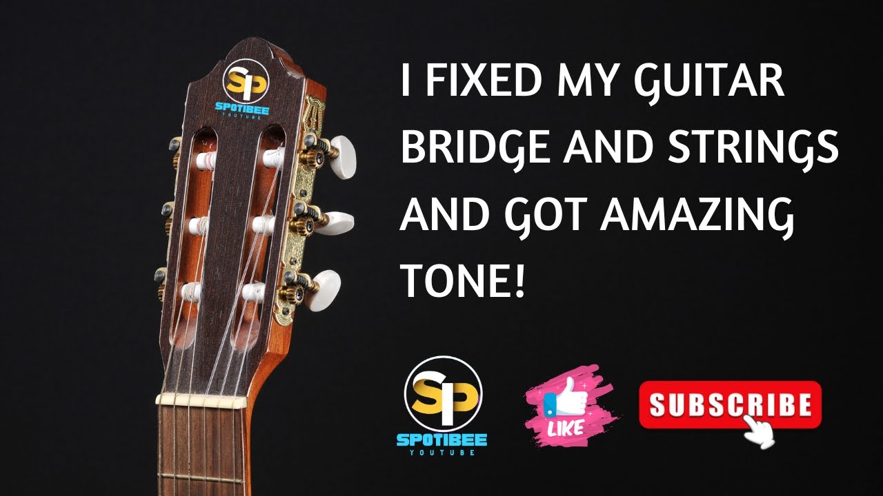 I Fixed My Guitar Bridge and Strings and Got AMAZING Tone! #diy #asmr ...