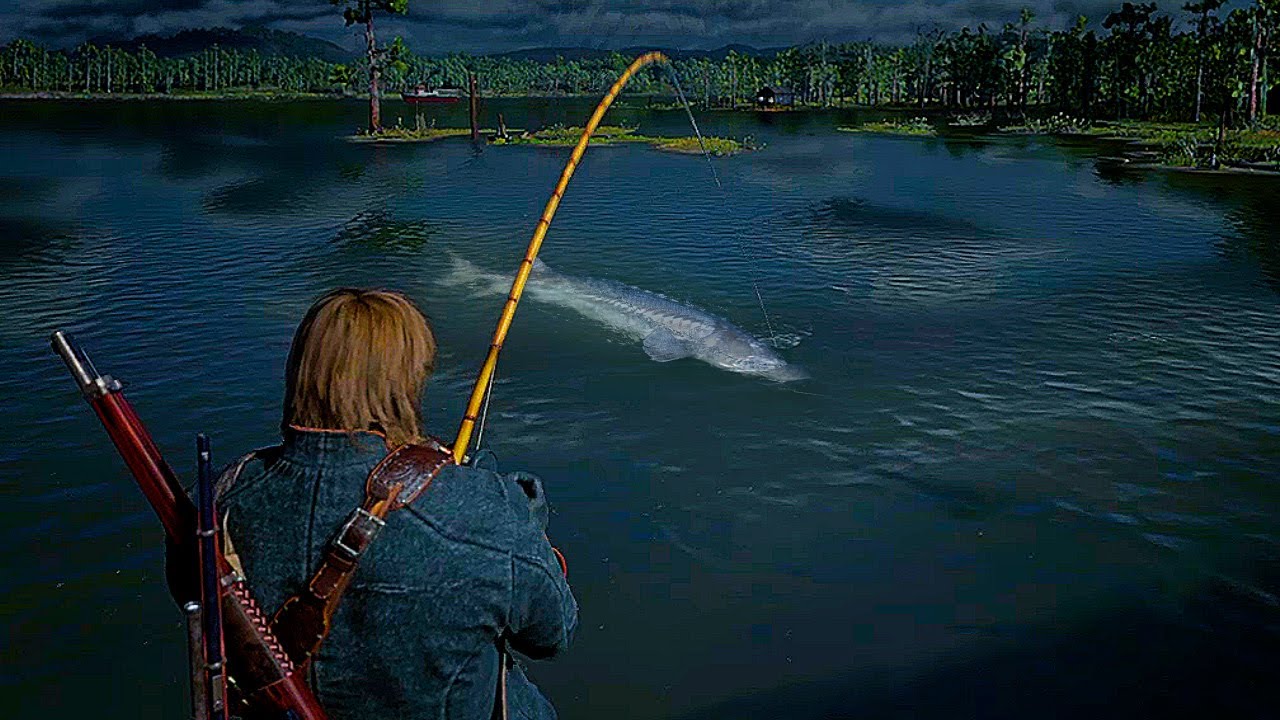 Arthur Catches The Legendary Lake Sturgeon | Nearly Hit By A Train ...