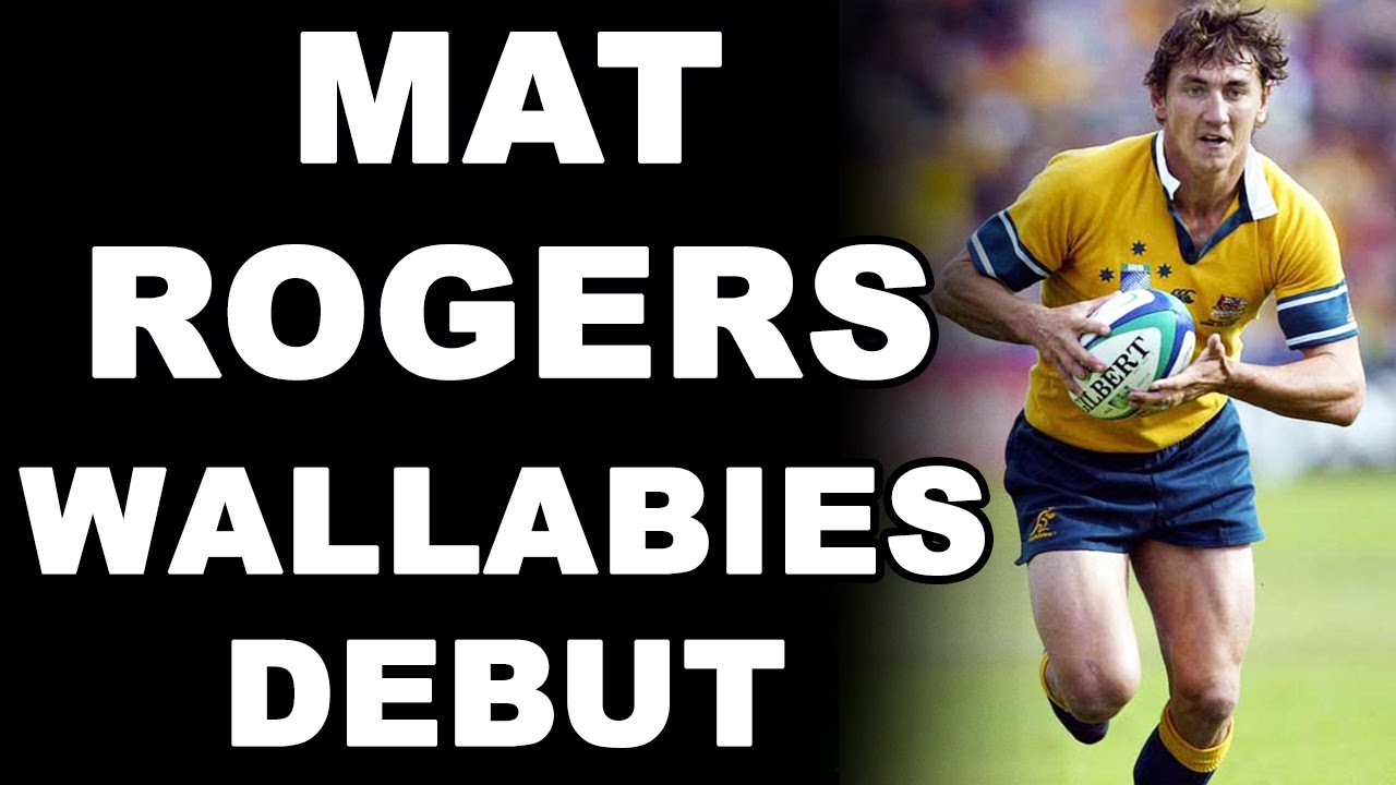 Mat Rogers Wallabies Debut - YouTube