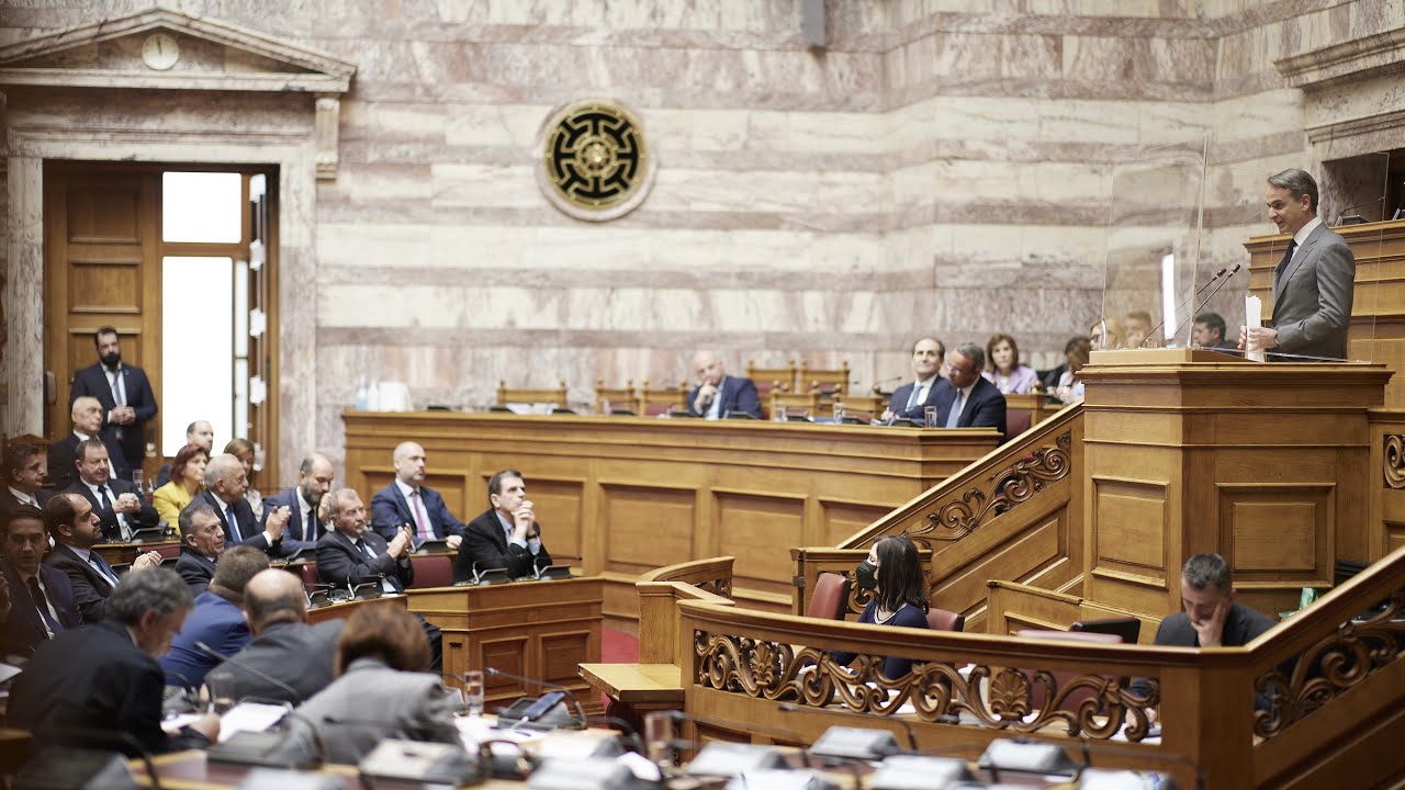 Ομιλία Κυριάκου Μητσοτάκη στη Βουλή στη συζήτηση του σχεδίου νόμου του ...