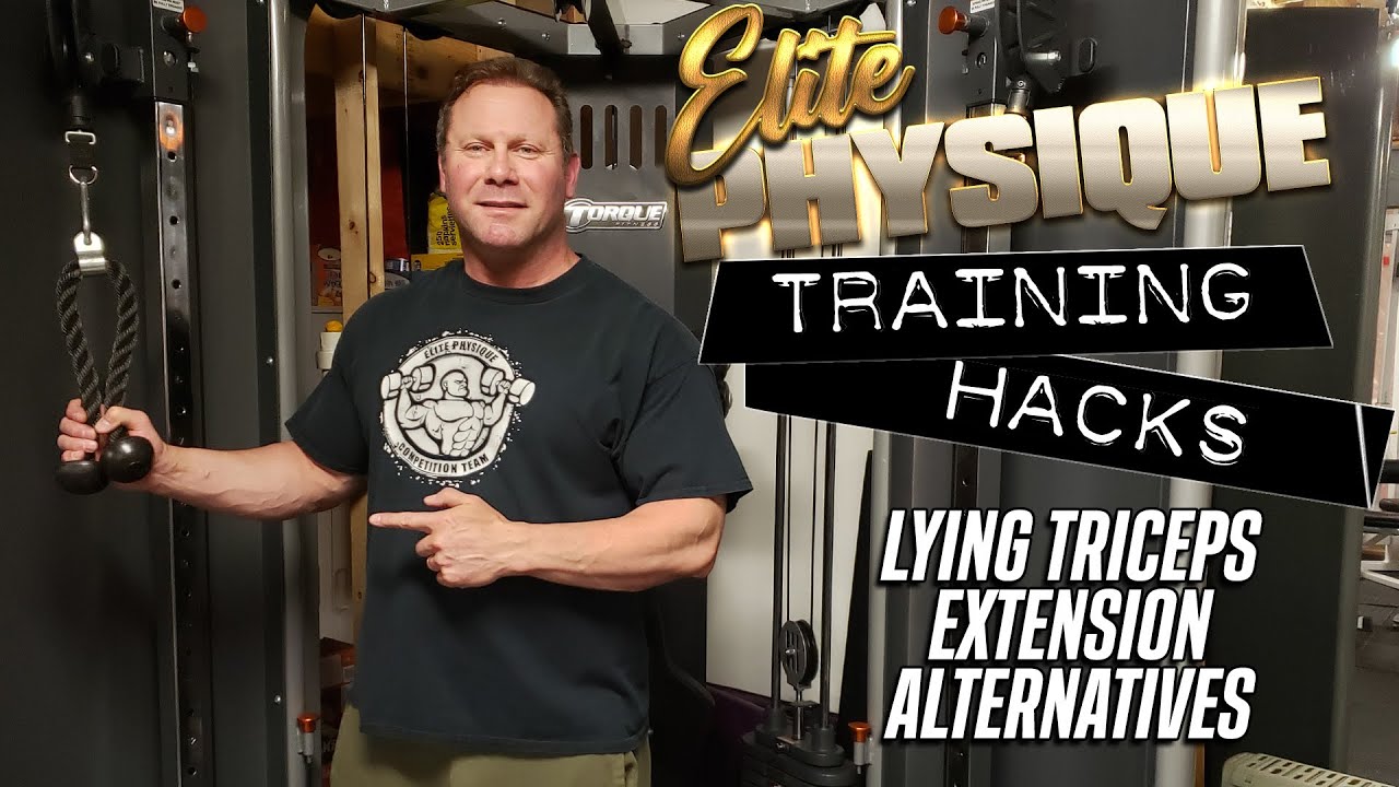 Cable Lying Triceps Extension Alternative