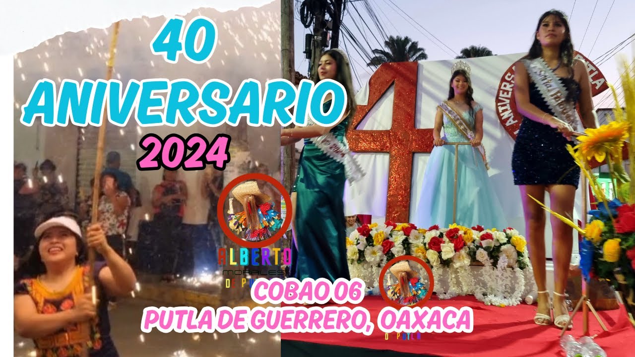 40 ANIVERSARIO COBAO 06 CALENDA Putla de Guerrero, Oaxaca - YouTube