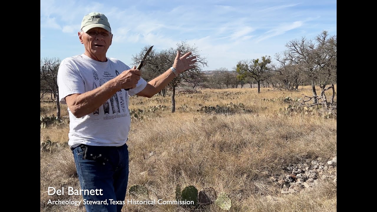 Burned Rock Midden, Duncan Ranch, Payne Gap, Texas - YouTube