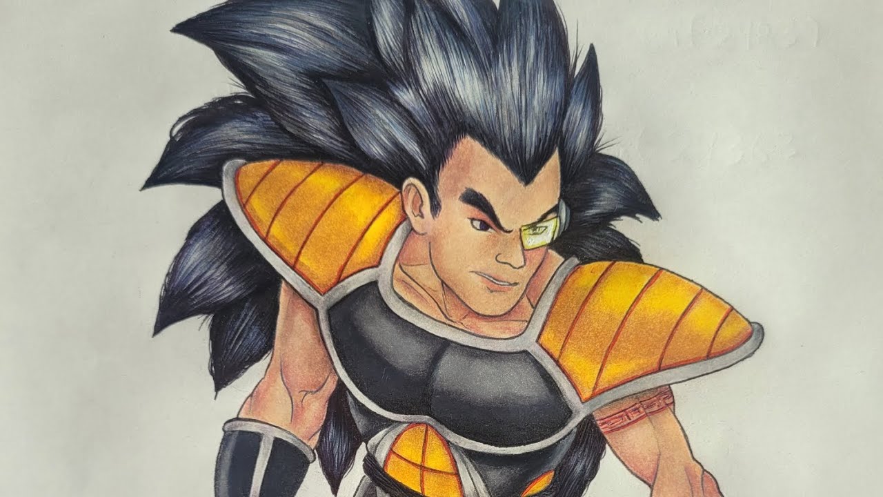 dibujo de Raditz, Dragon ball Z - YouTube