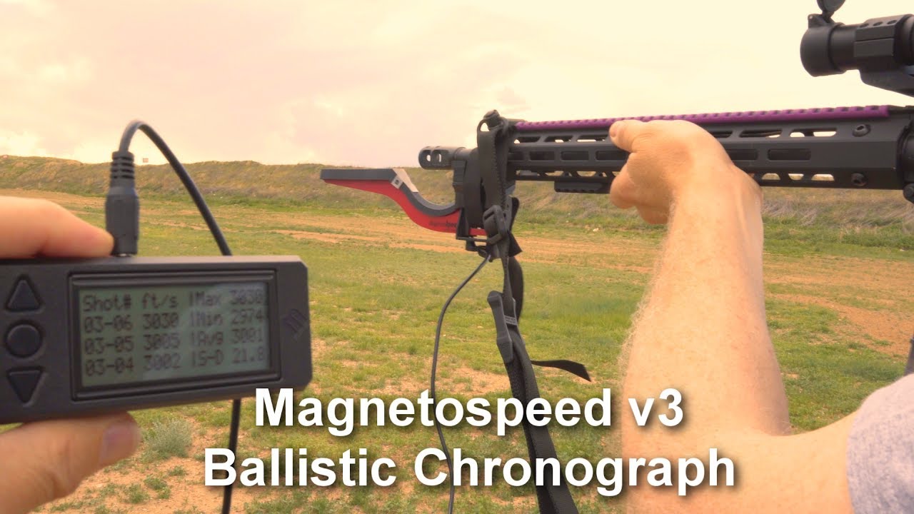 Quick look at the MagnetoSpeed V3 Ballistic Chronograph - YouTube