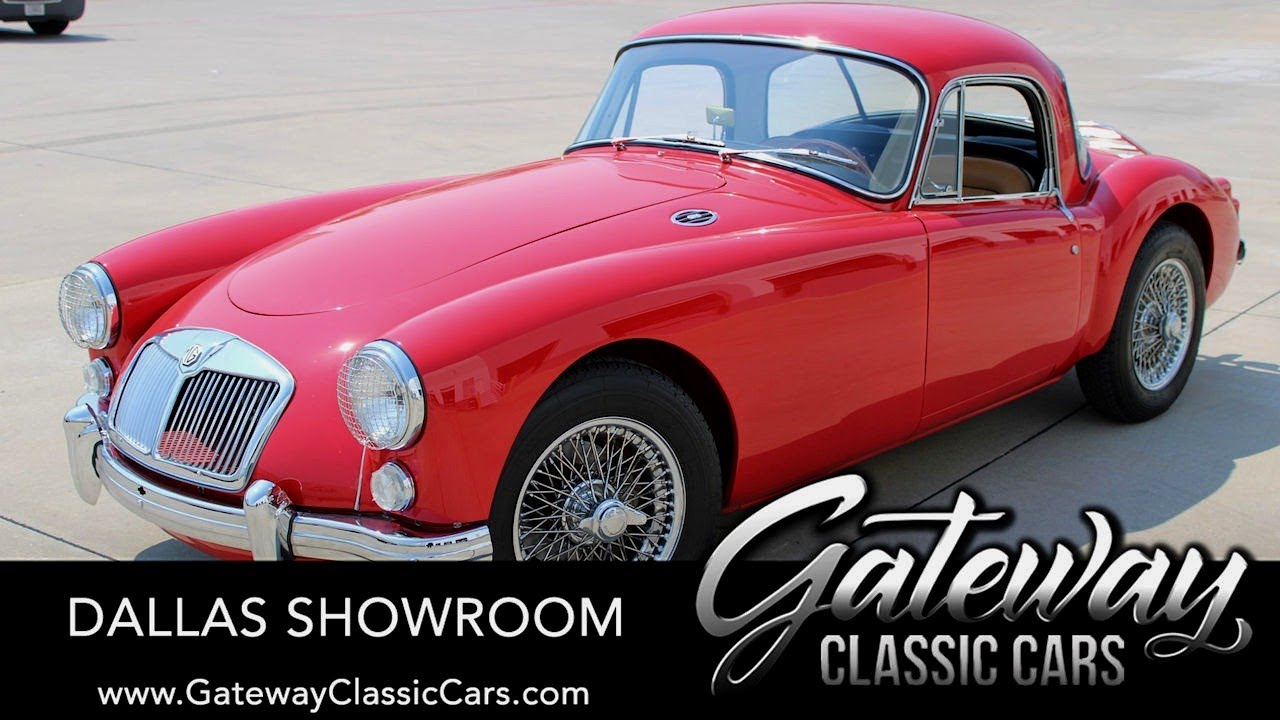 1958 MG MGA Fixed Head Coupe Restomod #1789 Dallas - YouTube