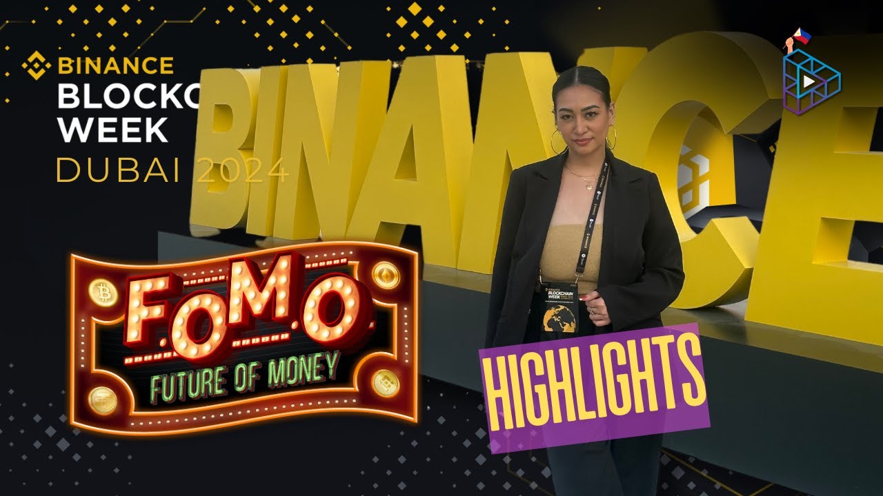 FOMO goes to BINANCE BLOCKCHAIN WEEK DUBAI - YouTube
