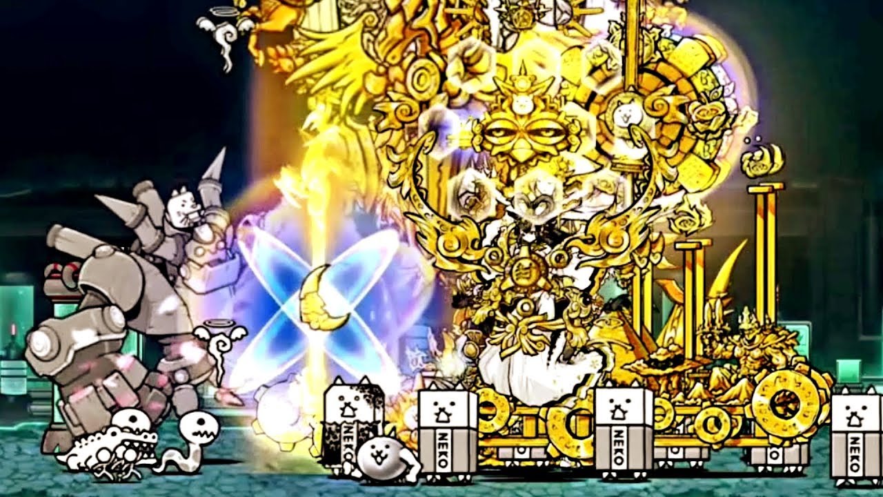 The Battle Cats - Mecha Bun Bun VS The Almighties - YouTube
