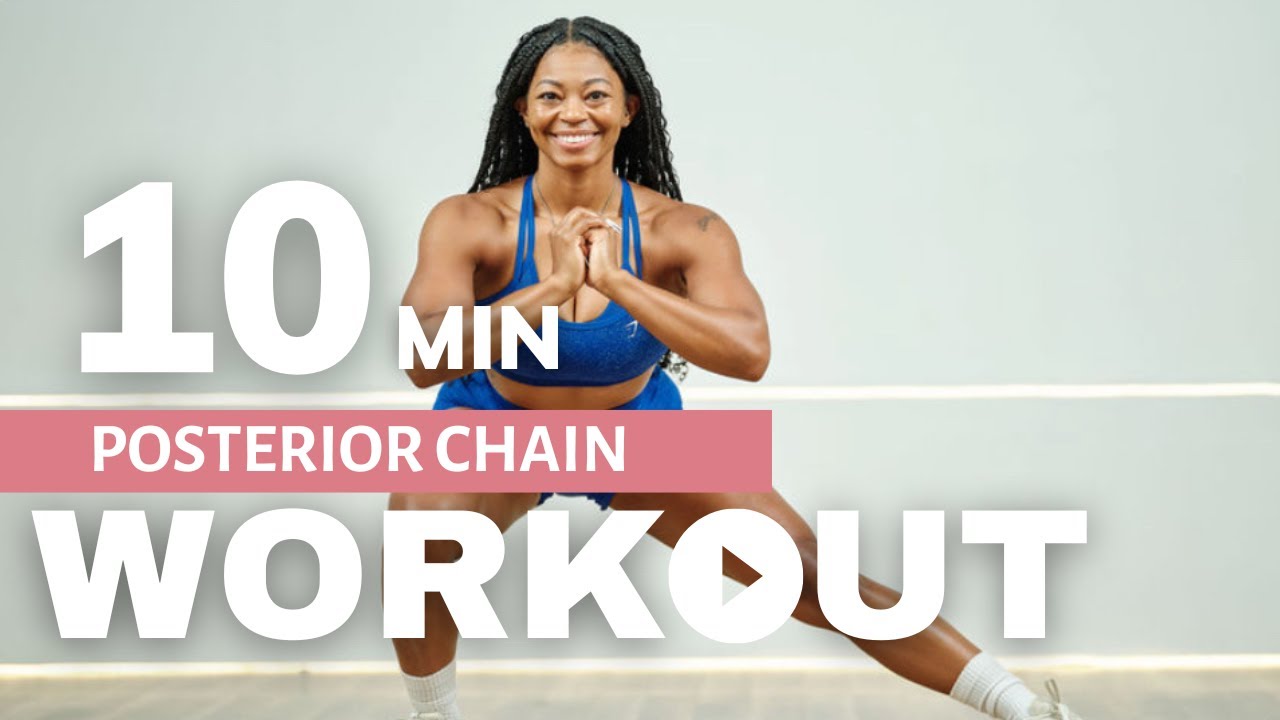 10 Minute Posterior Chain Workout w Coach Britt | X28 Fitness - YouTube