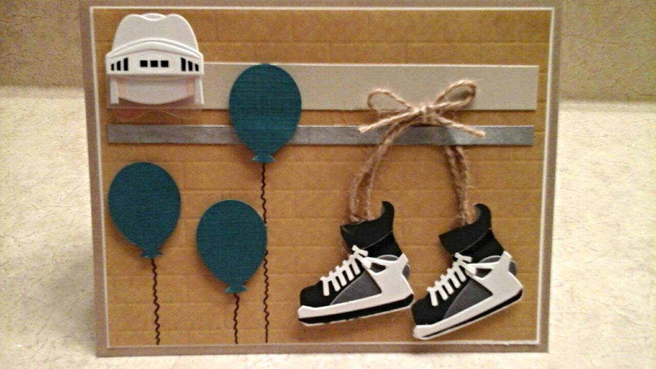 DIY Hockey Birthday card - YouTube