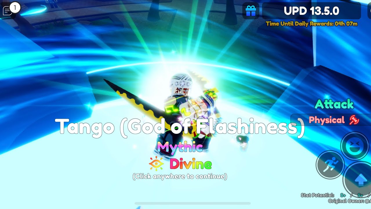 Finally got tango god of flashiness - YouTube