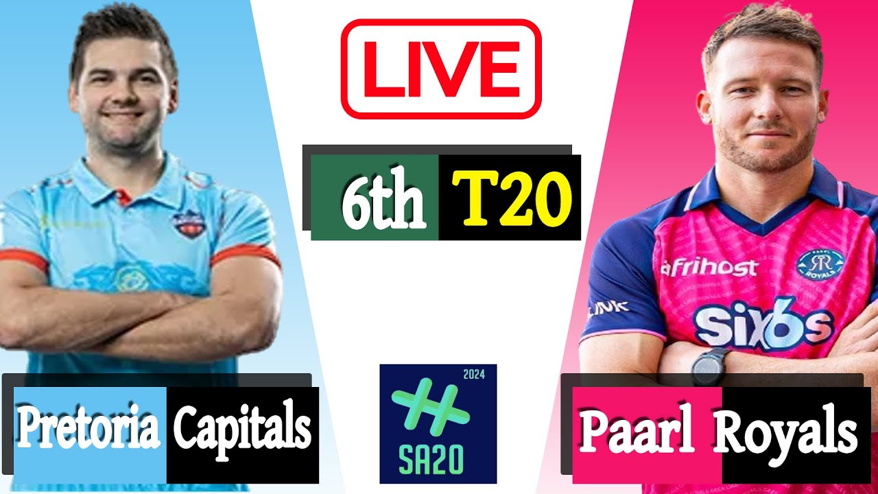 SA20 Live 2024 | PC vs PR 6th Match | Live Cricket Match Today | T20 ...