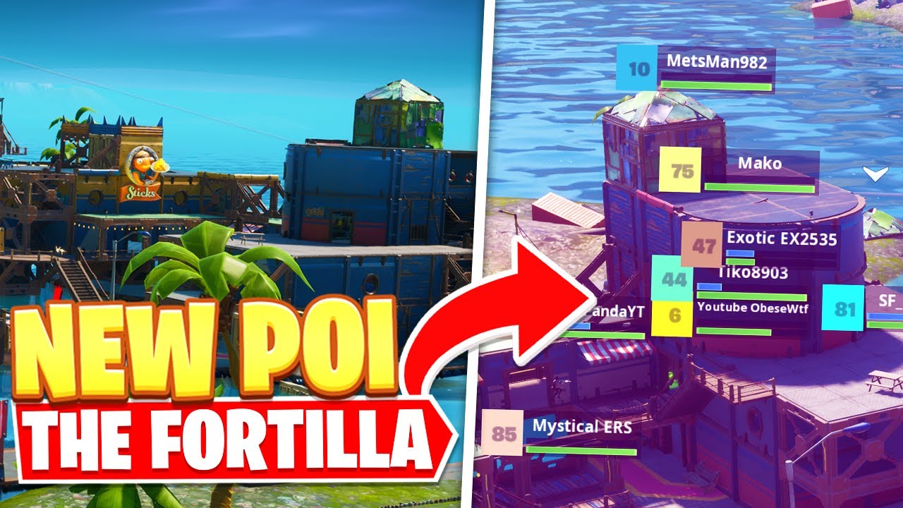 I made 100 PLAYERS scrim at *THE FORTILLA* in Fortnite... (NEW SEASON 3 ...